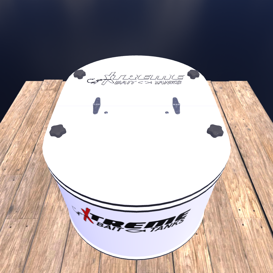 23 Gallon Bait Tank (30 Gal. Total, 32" x 24" x 18") - X-Treme Bait Tanks